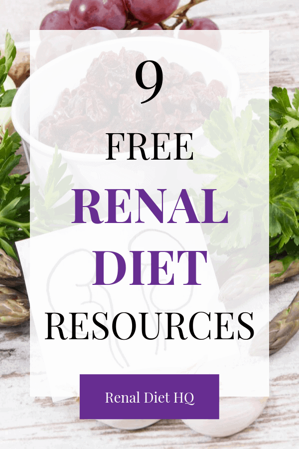 Renal Diet Education Handout - Renal Diet HQ