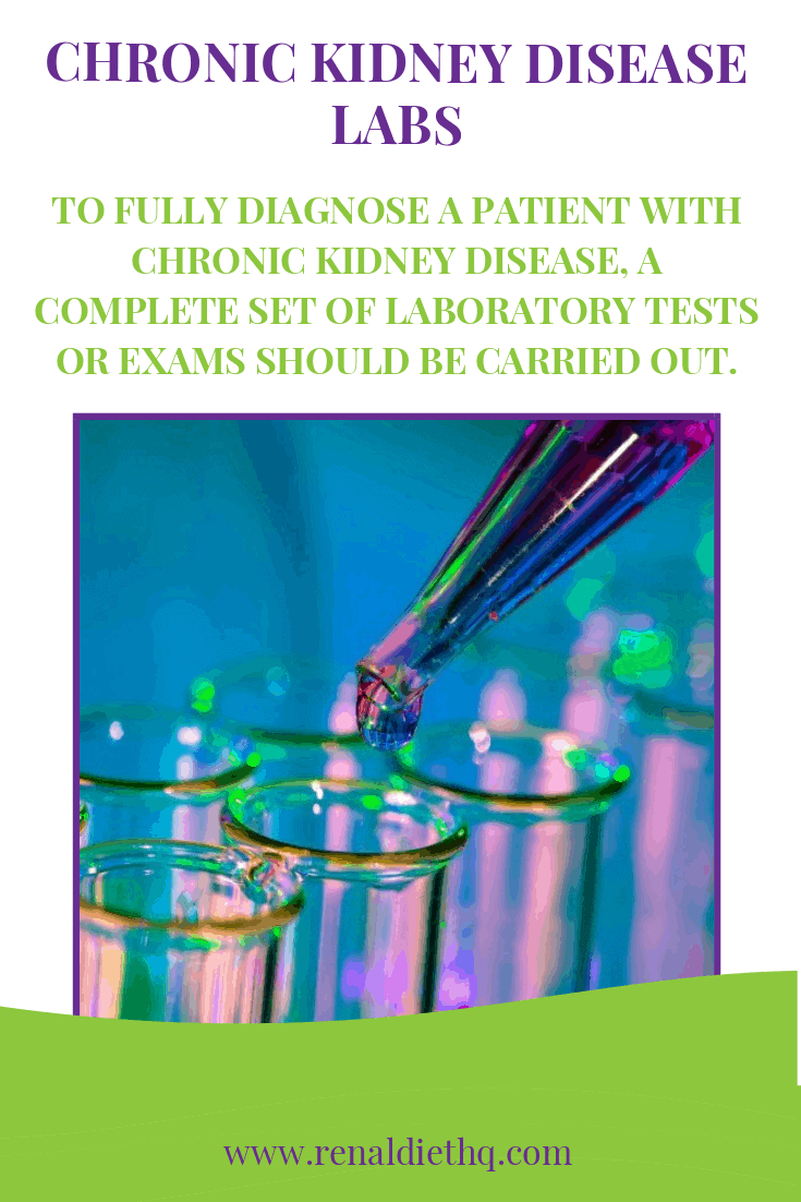 Laboratory Exams For Chronic Kidney Disease - Renal Diet HQ