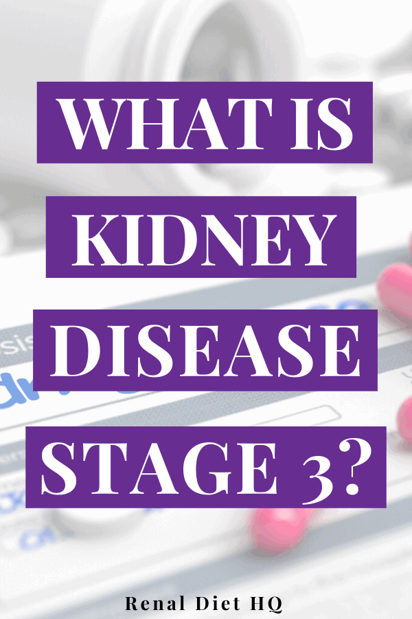 What is Chronic Kidney Disease Stage 3 - Renal Diet HQ