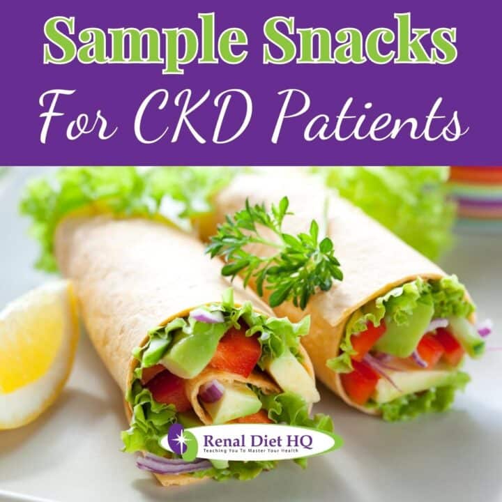 Sample Chronic Kidney Disease Meal Plans - Renal Diet HQ