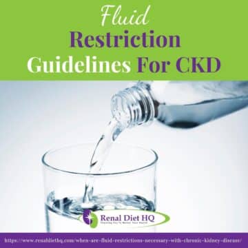 Fluid Restriction Guidelines For CKD - Renal Diet HQ