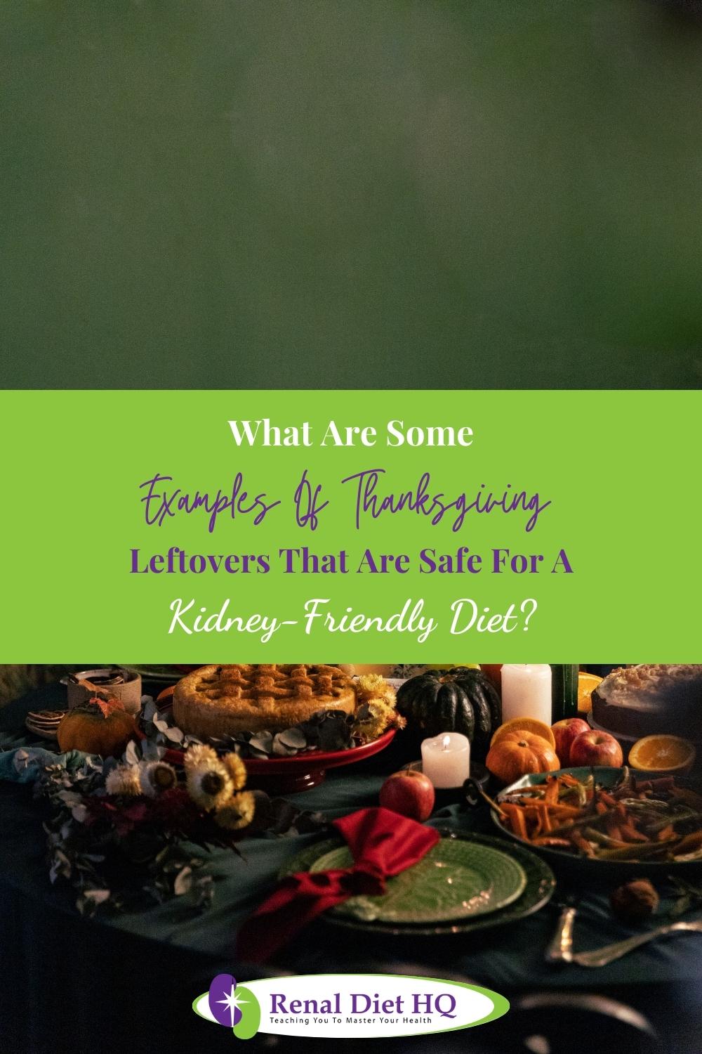 Kidney Friendly Thanksgiving Recipes - RDHQ