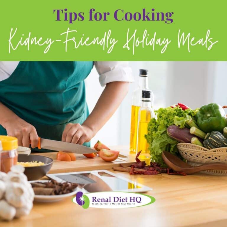 Low Sodium Low Potassium Recipes for the Holidays - Renal Diet HQ