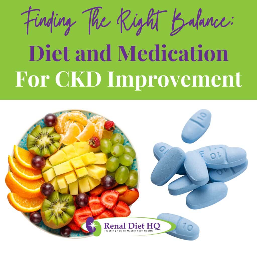 Diet Vs Medication for CKD Improvement - Renal Diet HQ