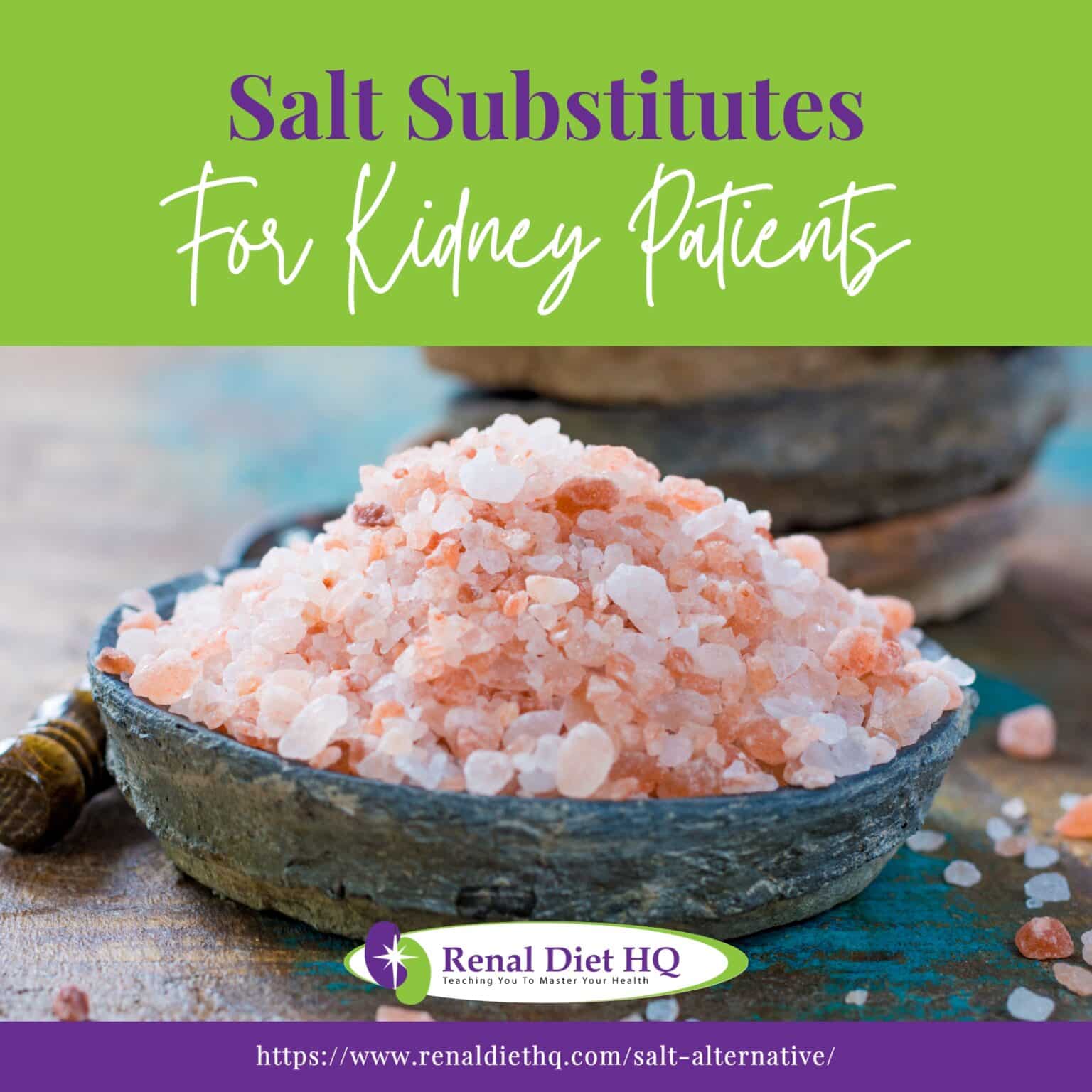 Salt Substitutes for Kidney Patients - Renal Diet HQ